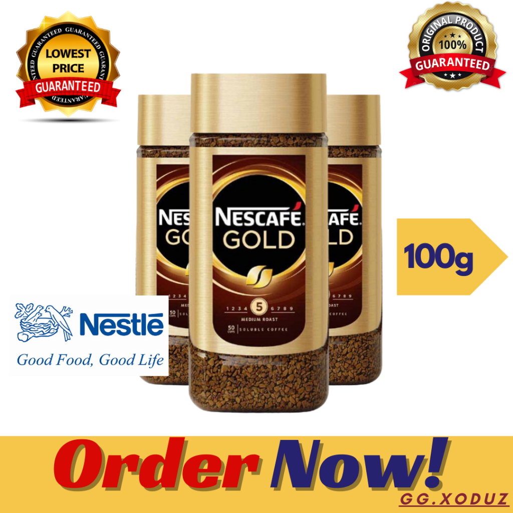 Nescafe Premium Gold Instant Coffee 50 cups 100grams | Shopee Philippines