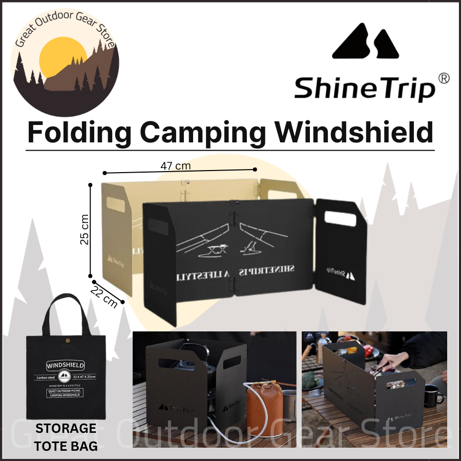 SHINETRIP A447 Folding Outdoor Camping Stove Windscreen Four-fold ...