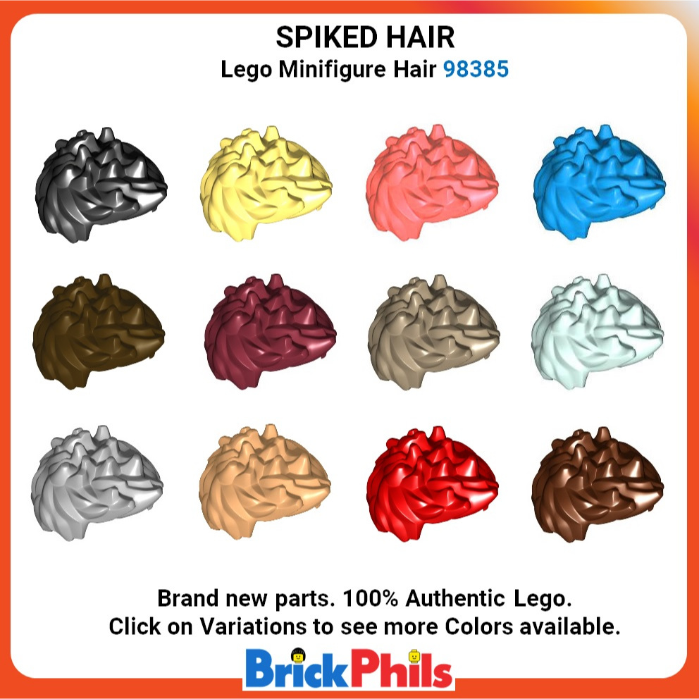 Lego Hair 98385 - Spiked Hair | Shopee Philippines