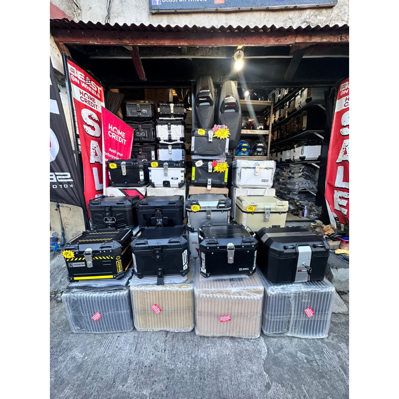 45L ORIGINAL ALLOY LIKE BUILD HARD ABS PLASTIC TOP BOX SEC NIWRA SMOK ...