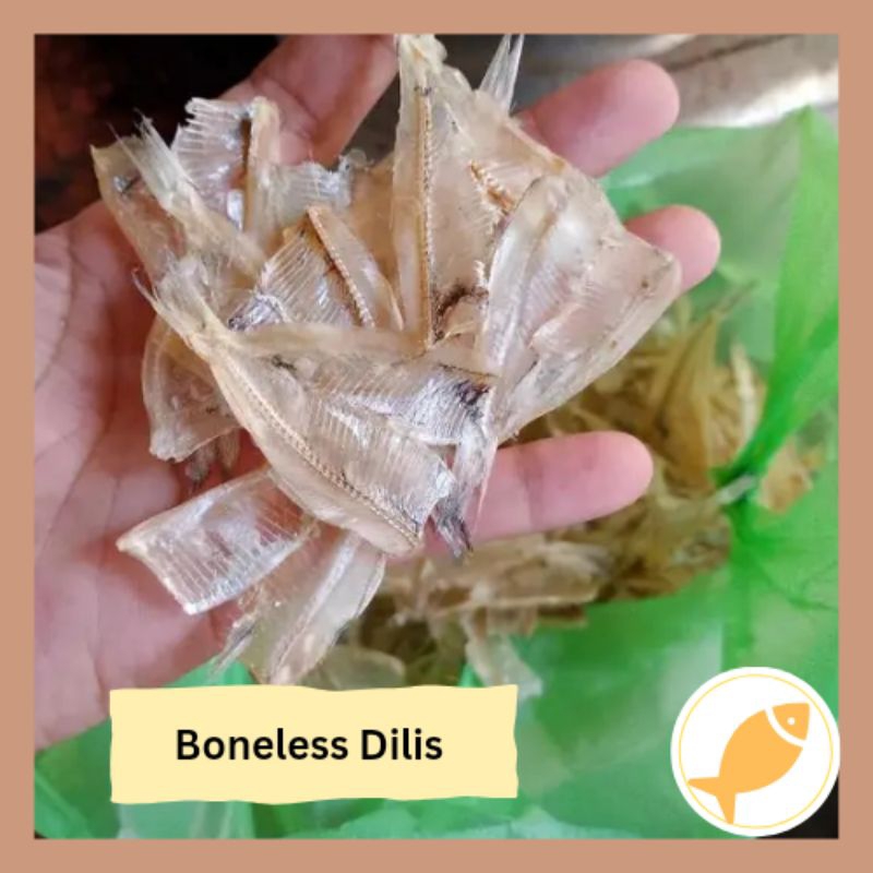Boneless Dilis Silag Dried fish resealable pouch from Bicol 100g ...