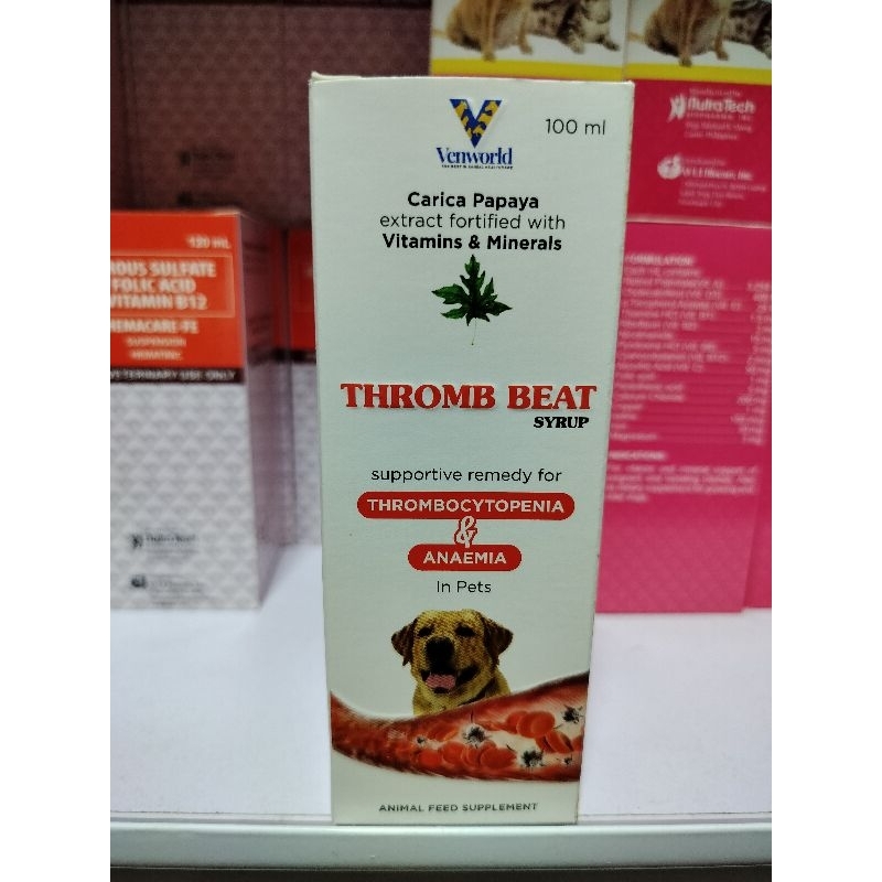 Thromb Beat Syrup for Pet 100ml | Shopee Philippines