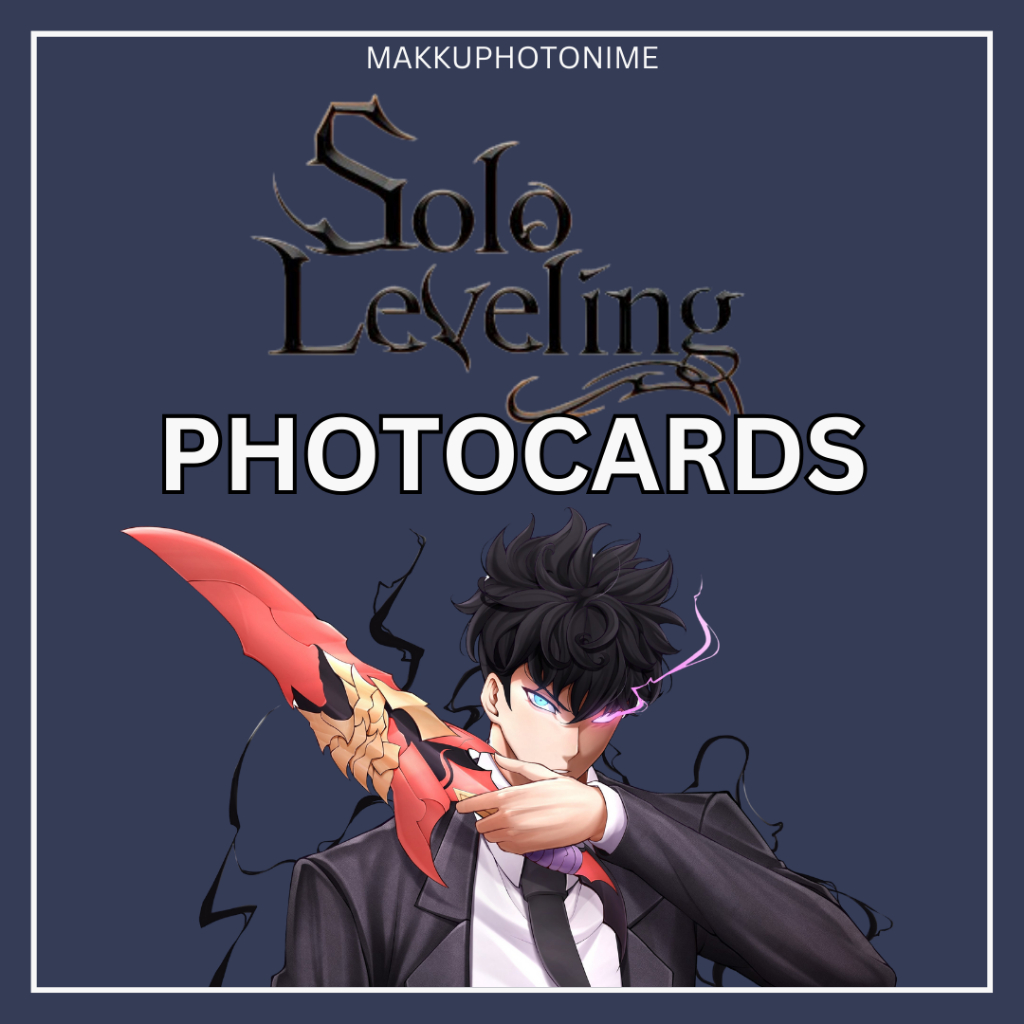 Solo Leveling Anime Photocards v1 | Shopee Philippines