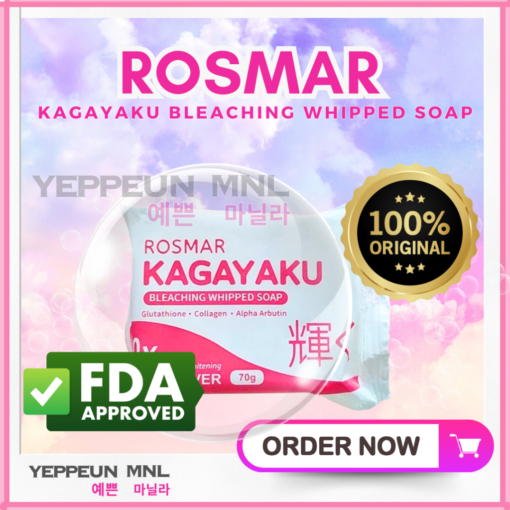Original Scar Remover Rosmar Kagayaku Bleaching Whipped Soap with ...