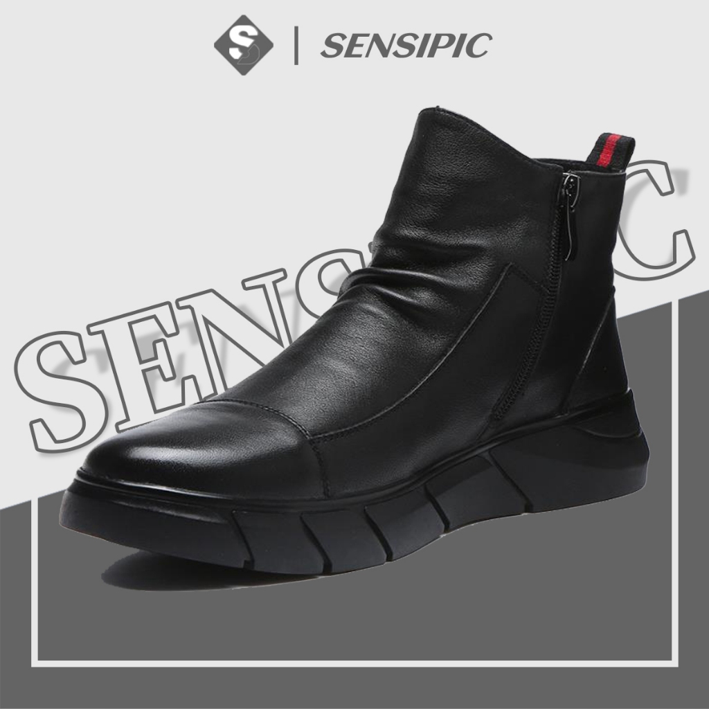 SENSI PIC#Martin boots men's British style high-top | Shopee Philippines