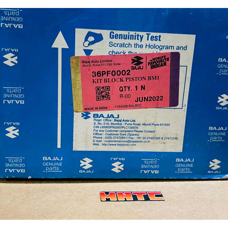 CT 150 Cylinder Block with Piston Only (36PF0002) Genuine Parts (Old ...