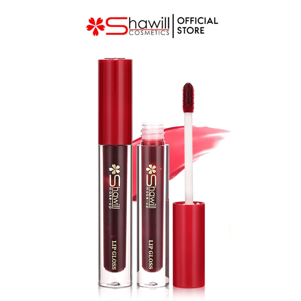 Shawill LipTint Original Glister Lip&Cheek Matte Lip Gloss Long Lasting ...