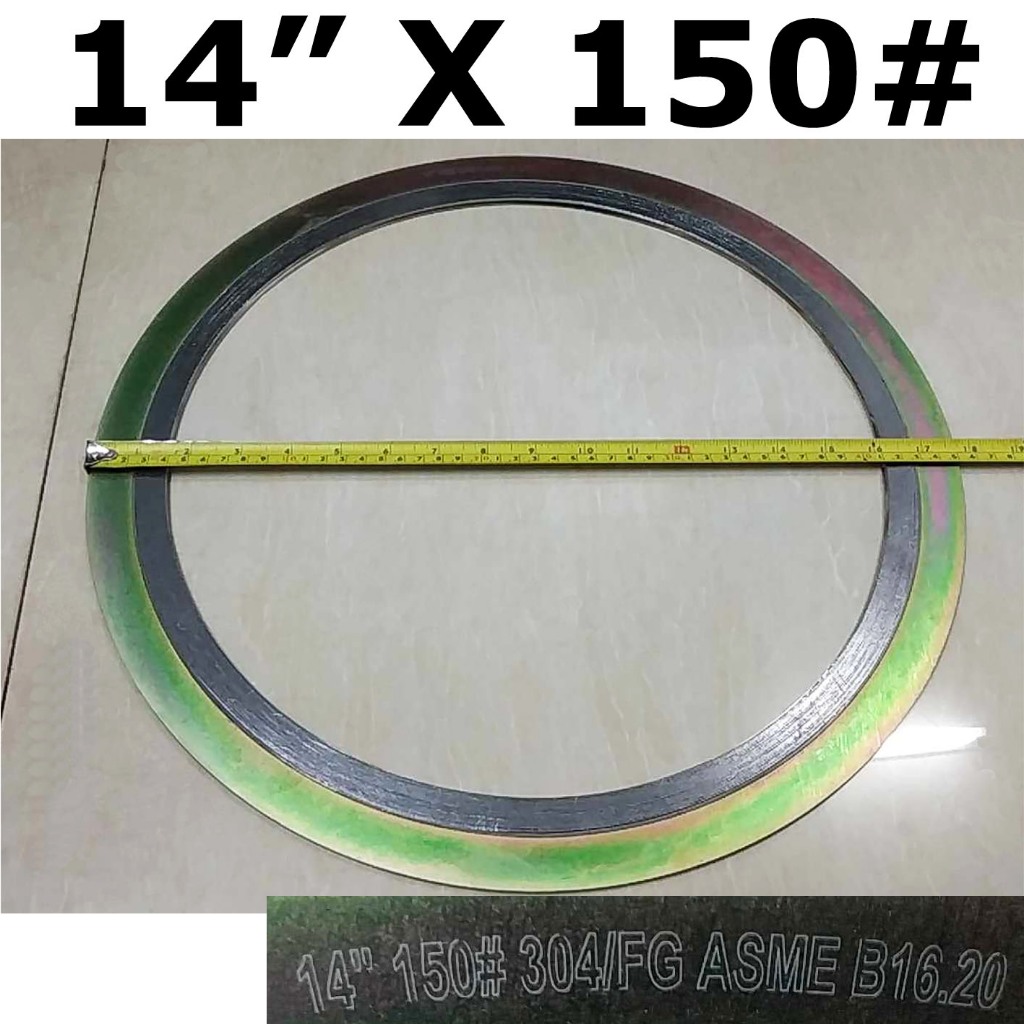 FLEXITALLIC GASKET 14" X 150# SPIRAL WOUND GASKET 304/FG ASME B16.20