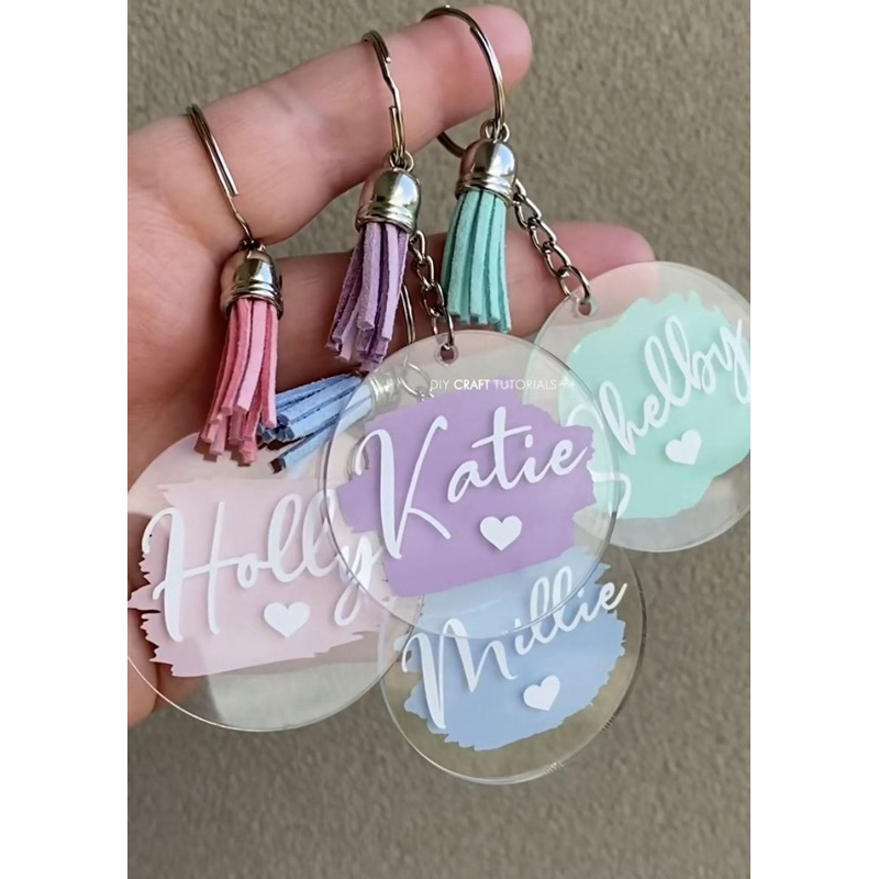 Round Acrylic Keychain (NO PERSONALIZED NAME) | Shopee Philippines