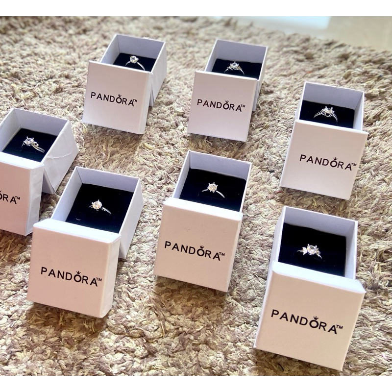 Pandora Promise Ring (W/ box & paper bag) | Shopee Philippines