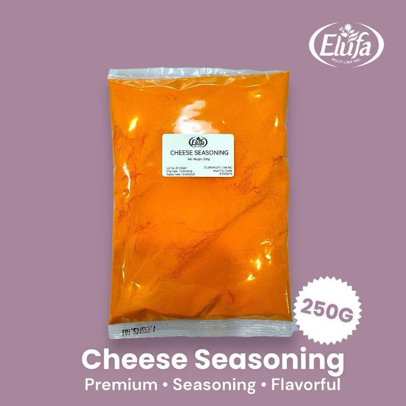 ELUFA PREMIUM FLAVOR POWDER - CHEESE, BBQ, SOUR CREAM - 250G (POTATO ...