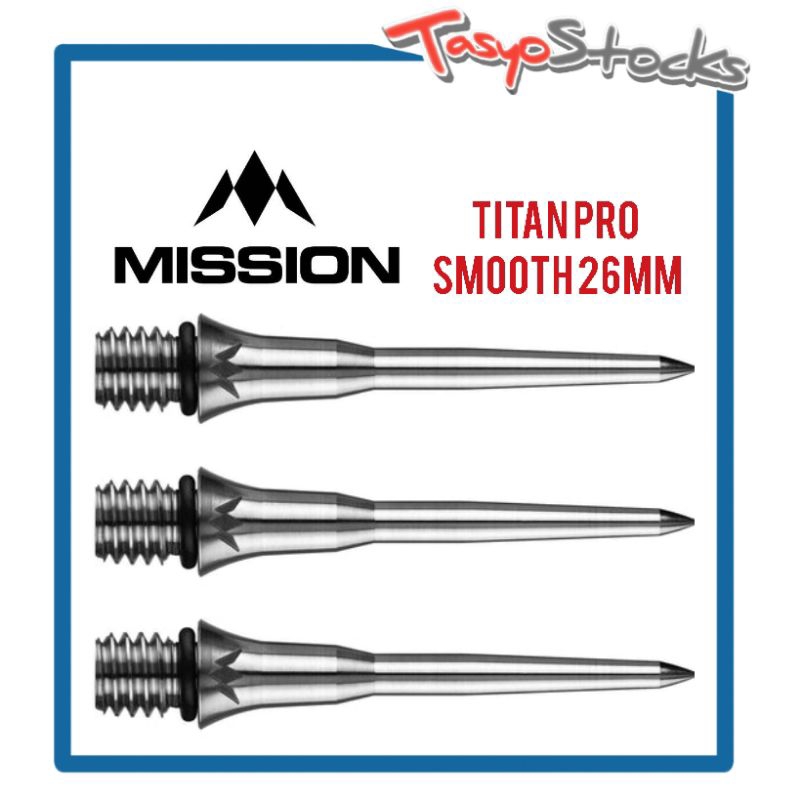 MISSION TITAN PRO TITANIUM CONVERSION POINT SILVER [26MM] SMOOTH ...