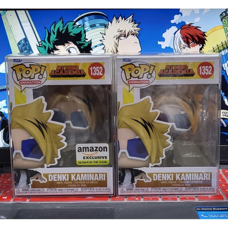 Funko Pop! My Hero Academia: 1352 Denki Kaminari - Regular and GITD ...
