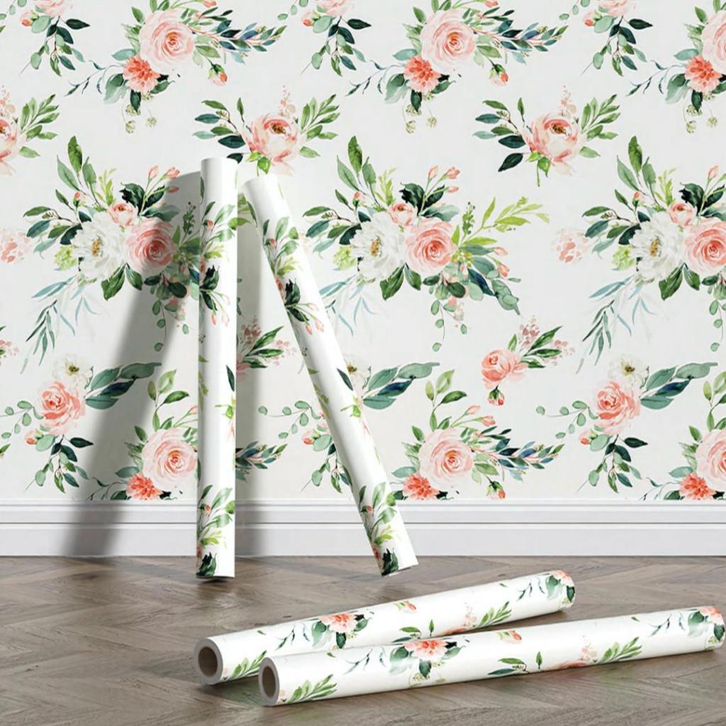 PVC Self Adhesive Wallpaper Luxury Style Premium Quality | Shopee ...