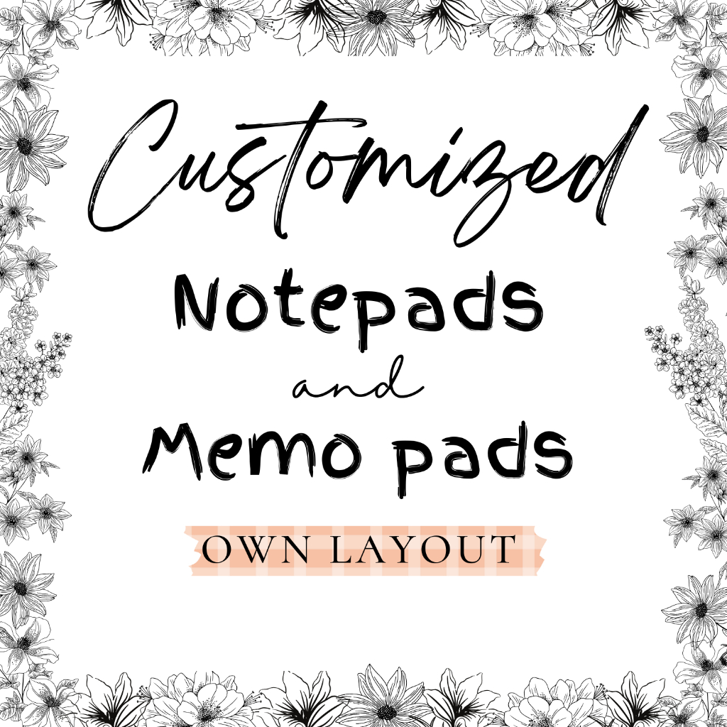 Customized Notepad | Memopad | Personalized Notepad | Shopee Philippines