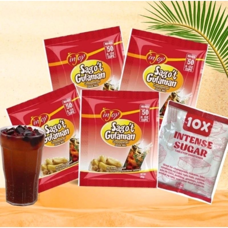 Injoy Sago't Gulaman / 10x Intense Sugar | Shopee Philippines