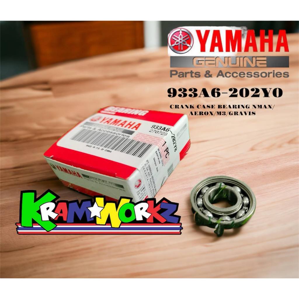 933A6-202YO CRANK CASE BEARING NMAX/AEROX/M3/GRAVIS | Shopee Philippines