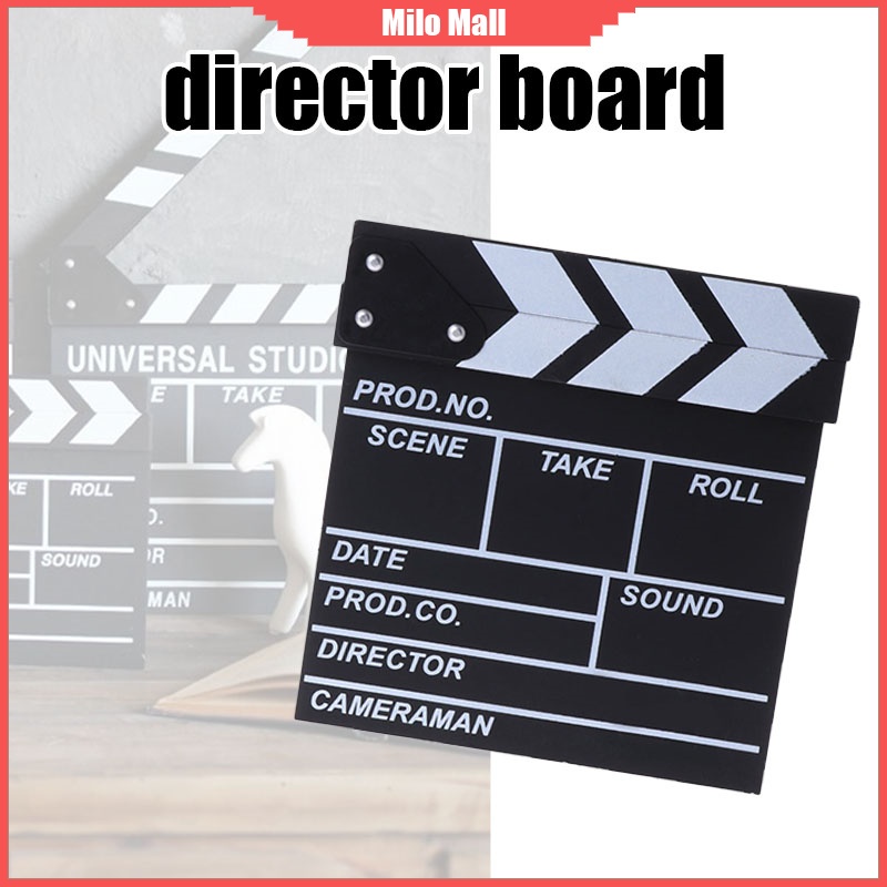 Film Movie Cut Action Board Clapper Board Scene Slateboard | Shopee ...
