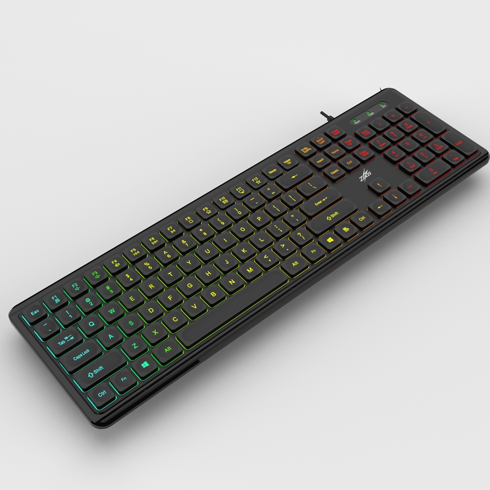 Zeus K-900 ( Dark Spectre ) LED Backlit Key Illuminate Keyboard With ...