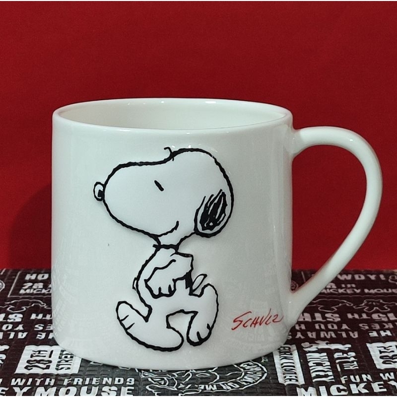 Snoopy Embossed Big Mug PEANUTS UFS | Shopee Philippines