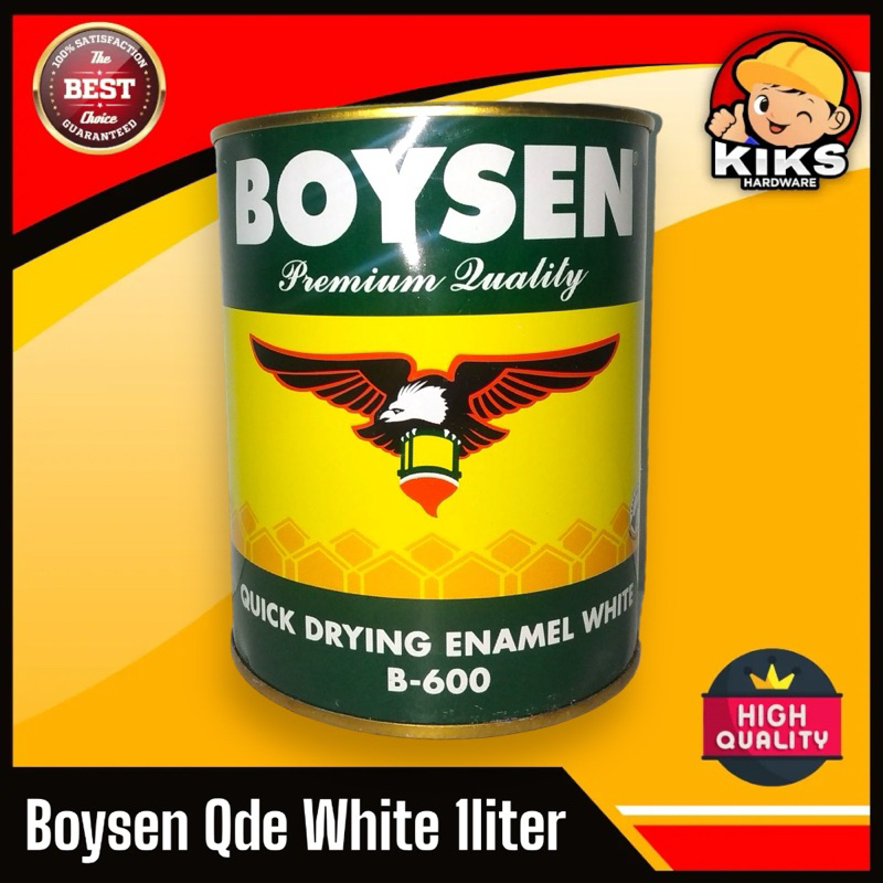 Boysen Qde White 1liter Quick Dry Enamel (B600-1L) | Shopee Philippines