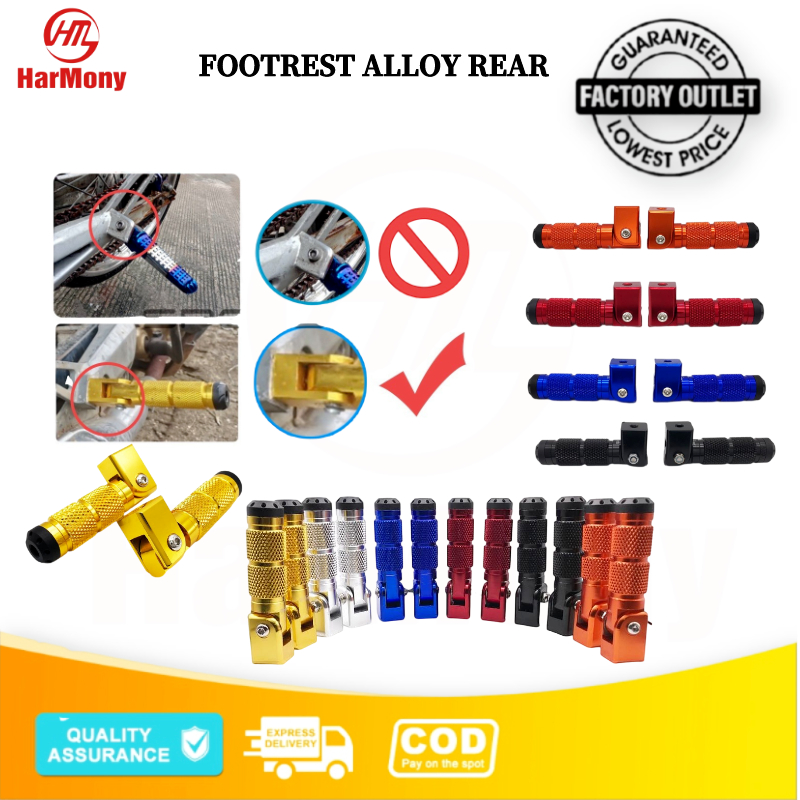 Footrest Rear 1pair Universal CNC Pegs Pedals Replacement Aluminum ... Footrest Rear 1pair Universal CNC Pegs Pedals Replacement Aluminum ...