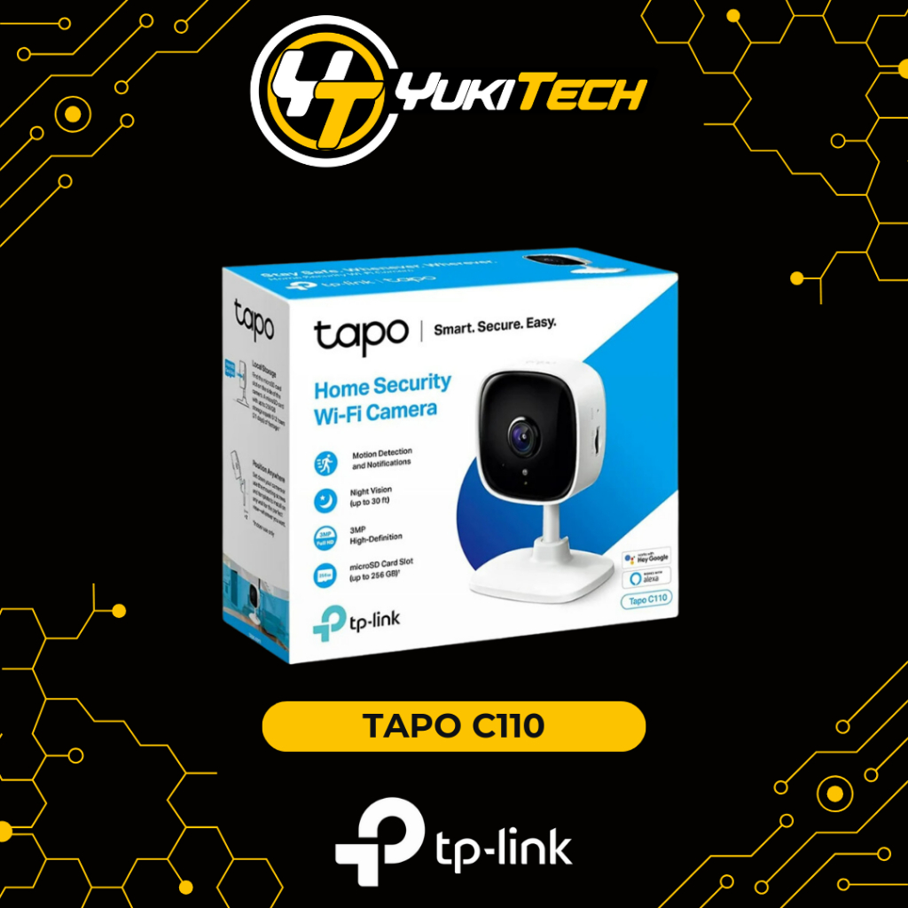 Tapo C110 3MP Home Security Wi-Fi Camera | Shopee Philippines