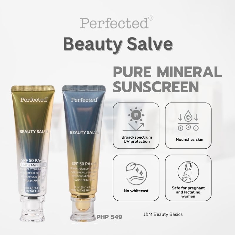 Perfected Beauty Salve SPF 50 PA++ Sunscreen x Skincare | Shopee ...