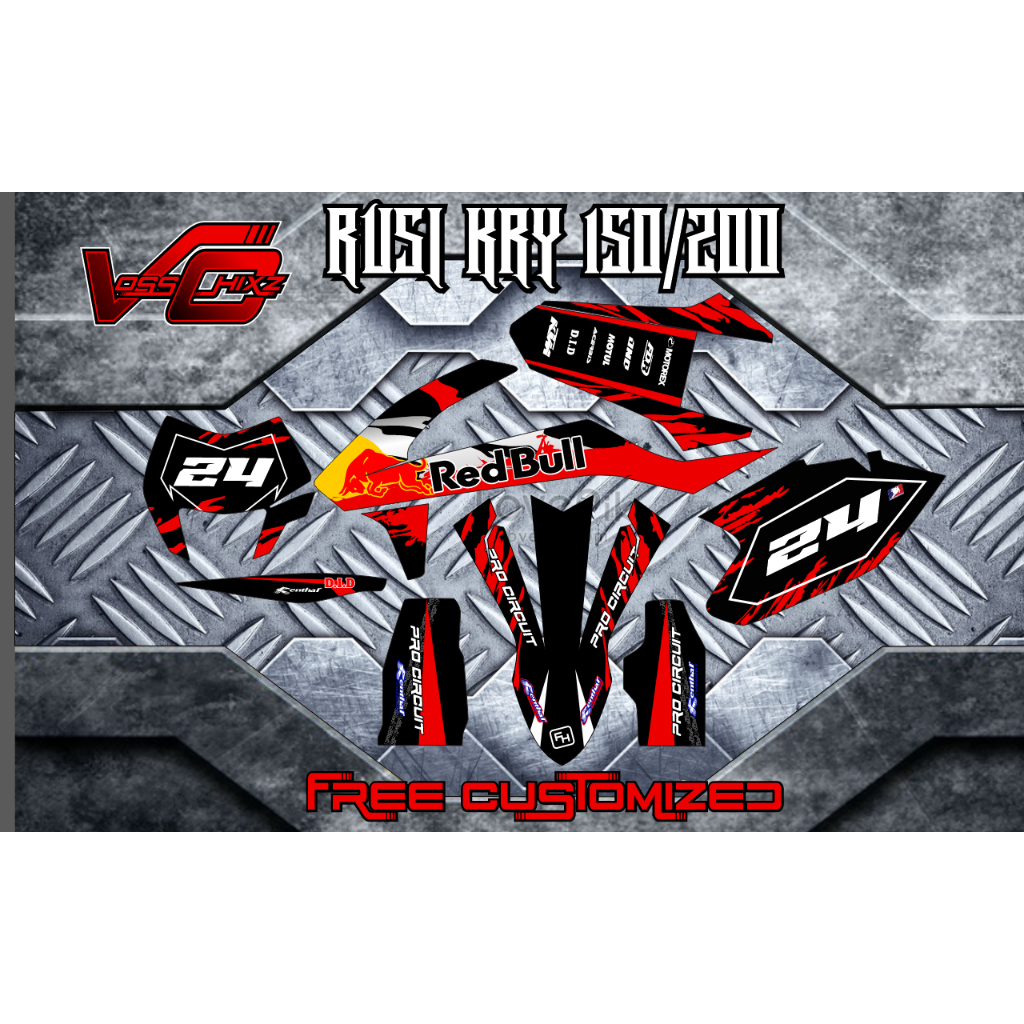 Decal Sticker For Rusi Kry 150/200 | Shopee Philippines