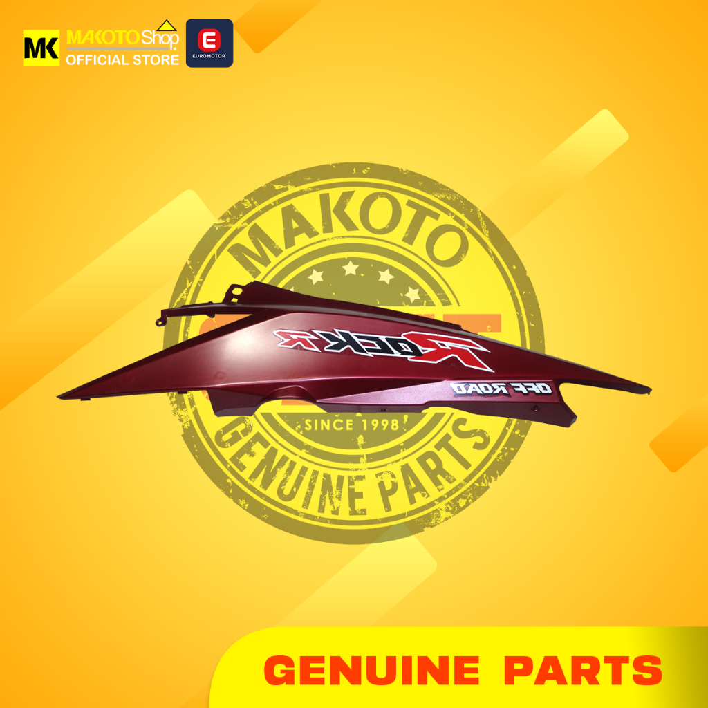 Euro Fairings Cover Body Matte Red Motorcycle (Rock R 125) | Shopee ...