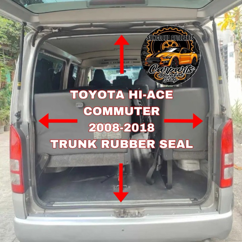 Toyota Hi-Ace Commuter 2008-2018 Trunk Rubber Seal | Shopee Philippines