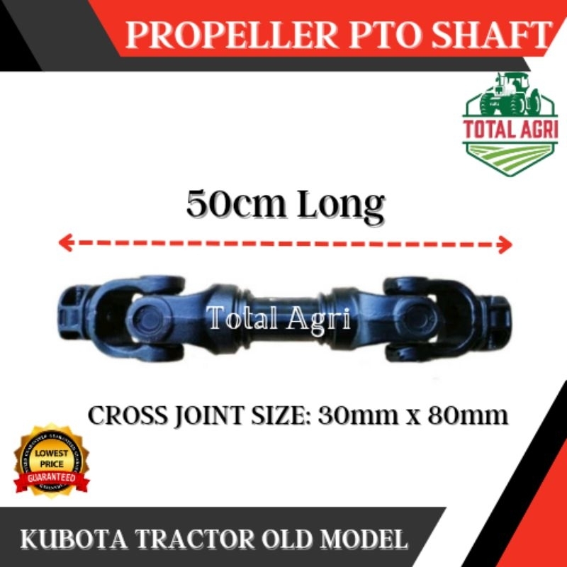 PROPELLER PTO SHAFT 500mm/50cm Kubota Tractor L1500 L2000 L01 L02 L-1 ...