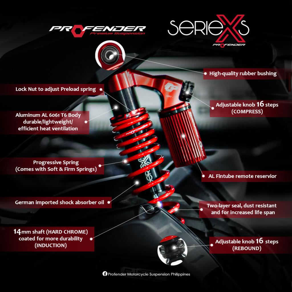 PROFENDER PREMIUM SUSPENSION X-SERIES Quality High Performance Motor ...