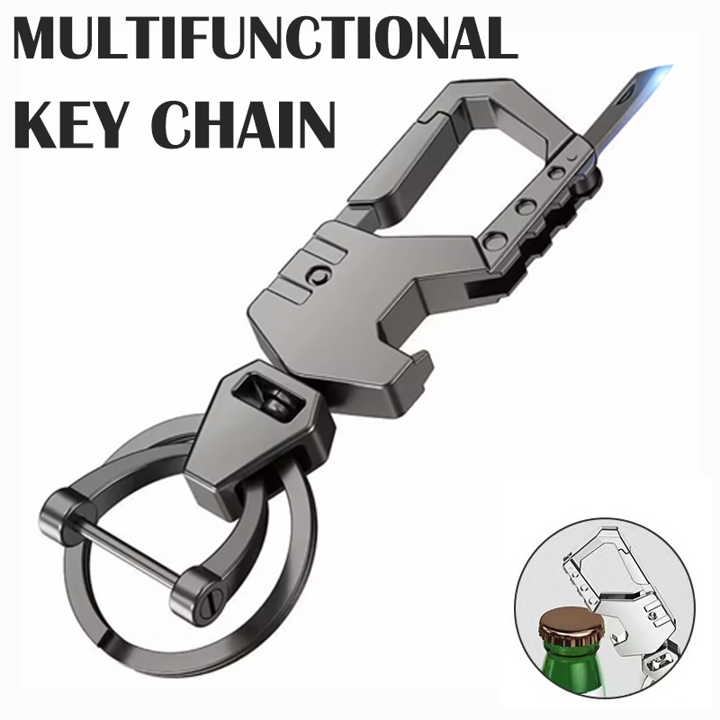 Multifunctional Men's Keychain Car Keychain Pendant Men's Waist Hanging ...