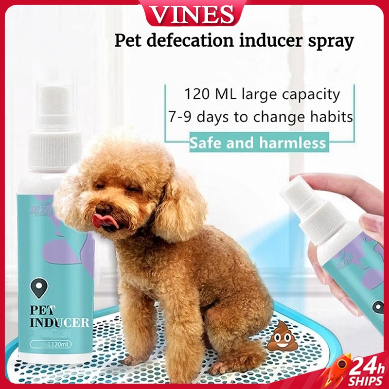120ml Pet Defecation Inducing Spray Training Dog Pet Inducer Guided ...