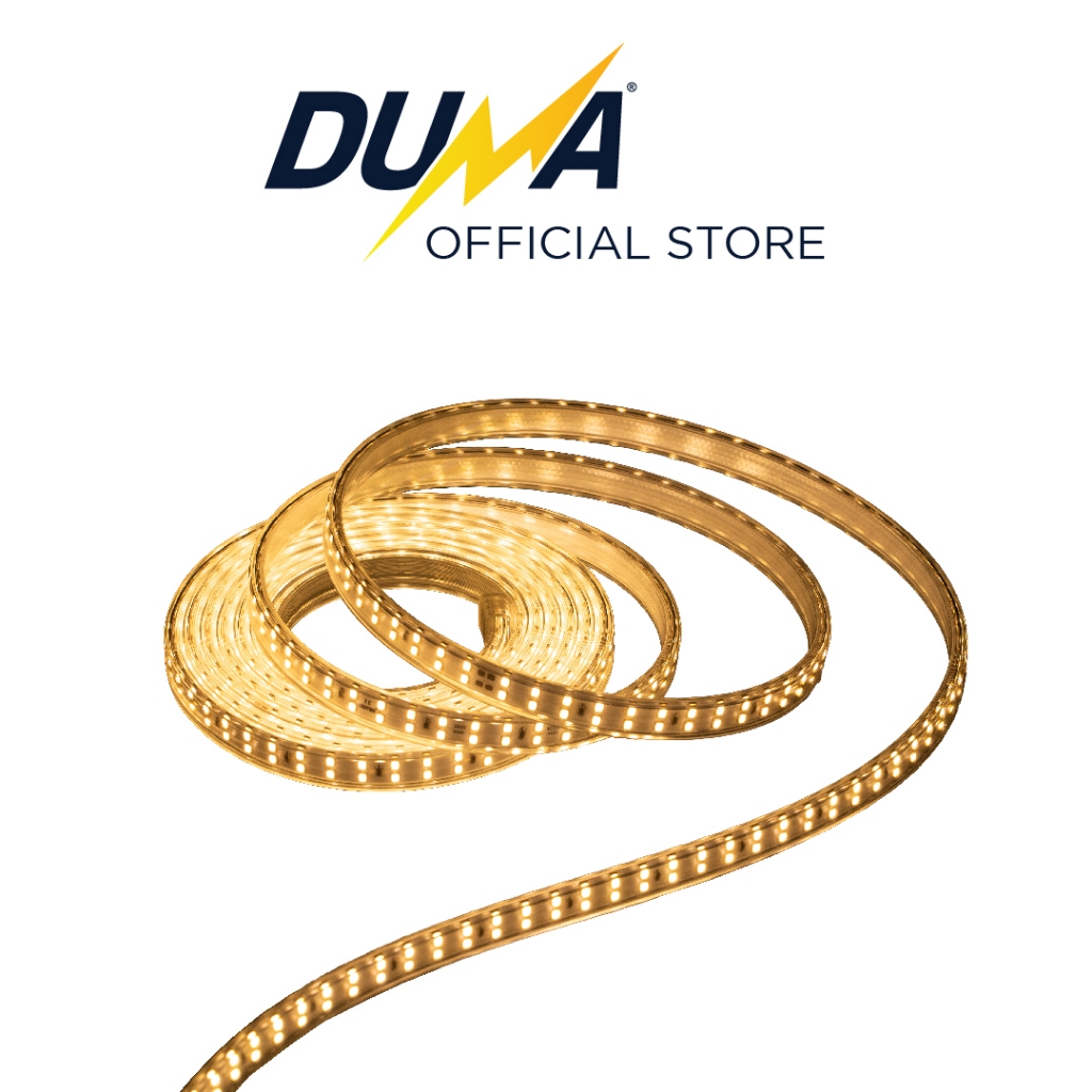 DUMA STRIP LIGHT HIGH VOLTAGE 50M WARM WHITE IP65 DECORATIVE BEDROOM ...