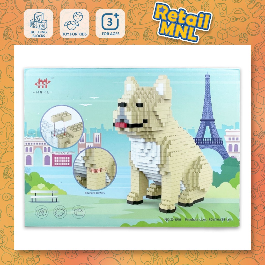 Retailmnl Dog Building Block Set, Educational Toys For Children Life ...