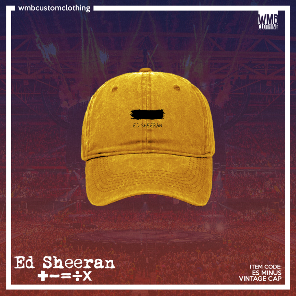 Ed Sheeran Mathematics Tour Cap & Bucket Hat by WMB Clothing | Shopee ...