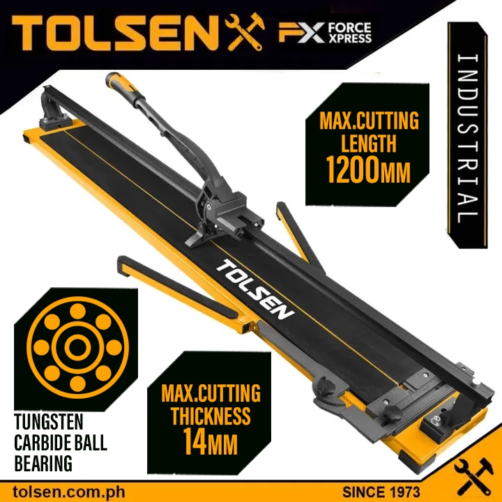 Tolsen Heavy Duty Manual Tile Cutter w/ Blade Non Slip Handle (Max ...