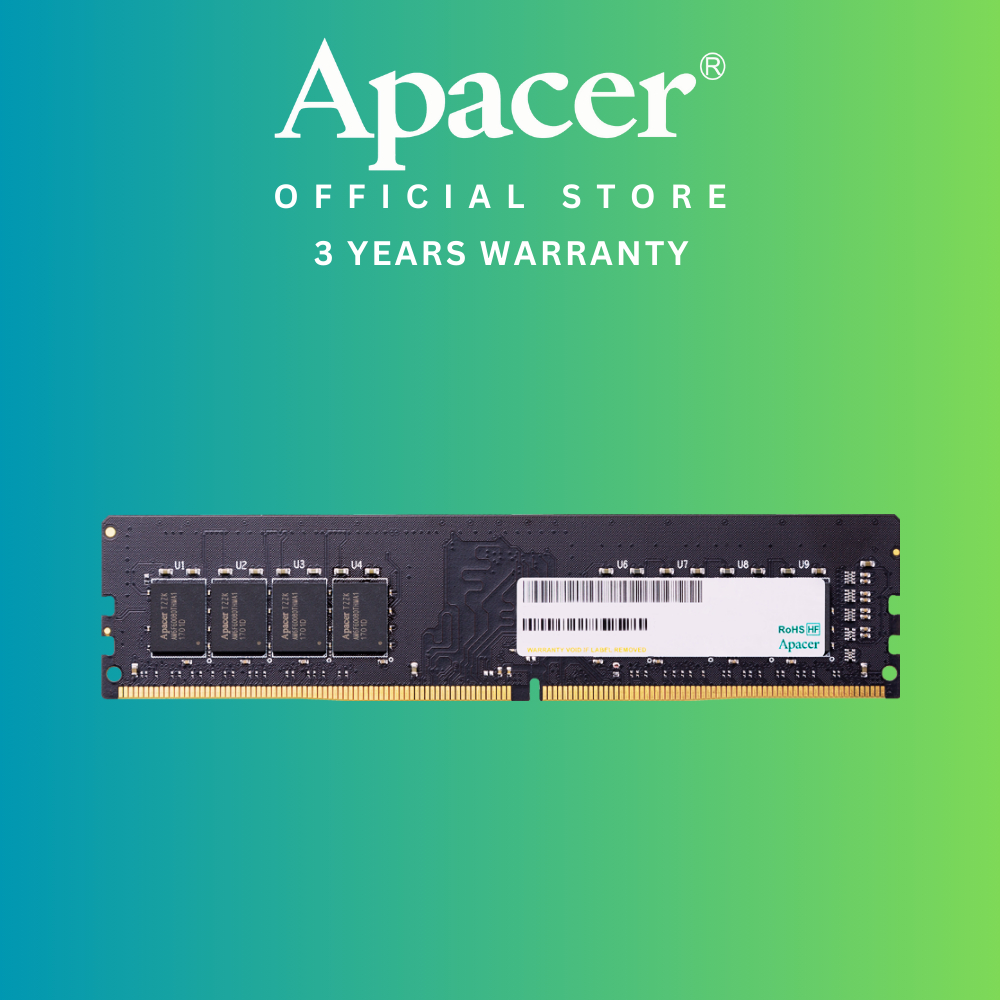 Apacer 8GB DDR4-3200Mhz UDIMM Desktop Memory Module (EL.08G21.GSH) | Shopee Philippines