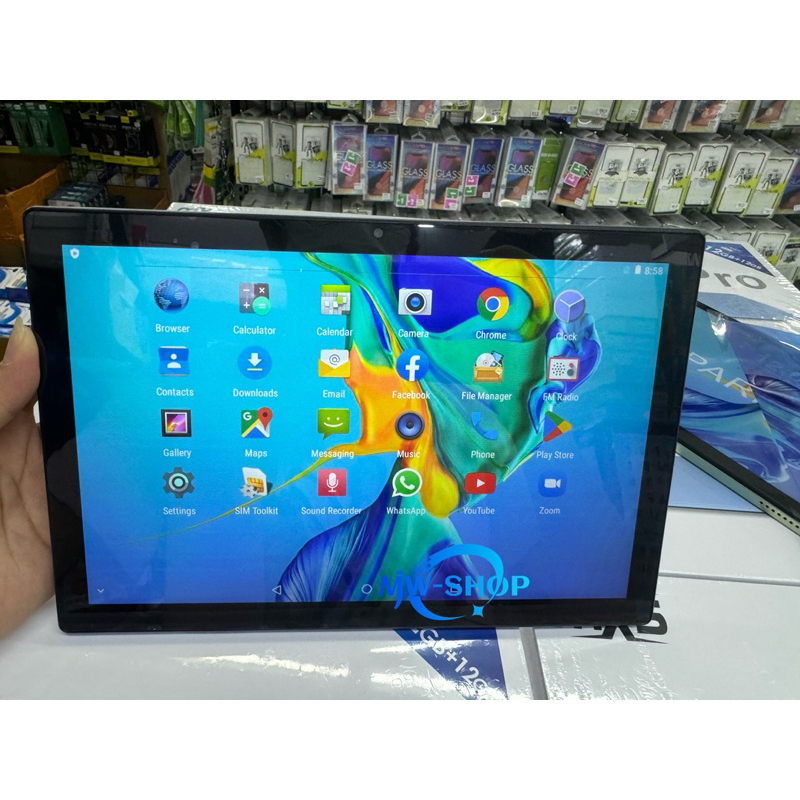 tablet Spark pro / S9 ultra 10.1 inches dual sim with jelly case and ...