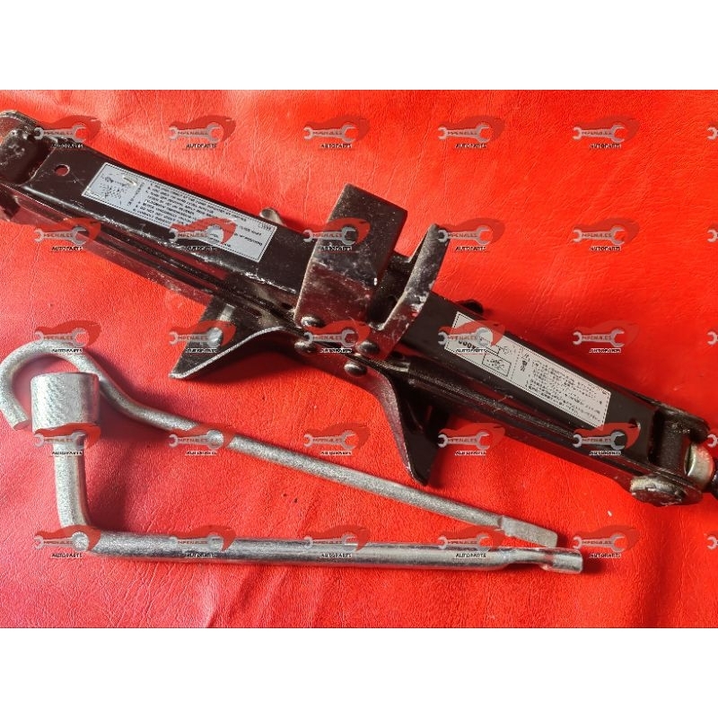 MECHANICAL SCISSOR JACK (BLACK) WITH FREE WRENCH JAPAN SURPLUS 1,100KG ...
