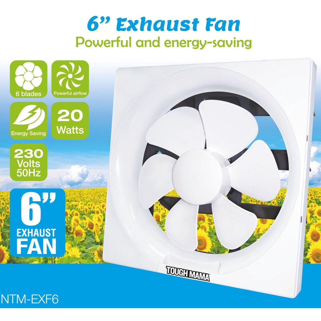 Tough Mama NTM-EXF Two-way Exhaust Electric Fan Powerful Reversible Air ...