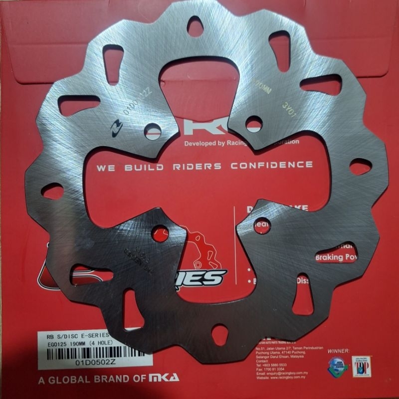 RCB Disc Brake Rotor Mio Soul i 125/ Mio i 125 E- Series 190mm | Shopee ...