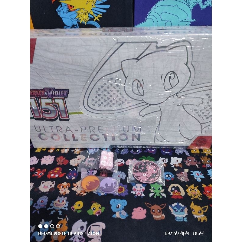 Pokemon 151 Ultra Premium Collection TCG Accessories Coin/Dice/Markers ...