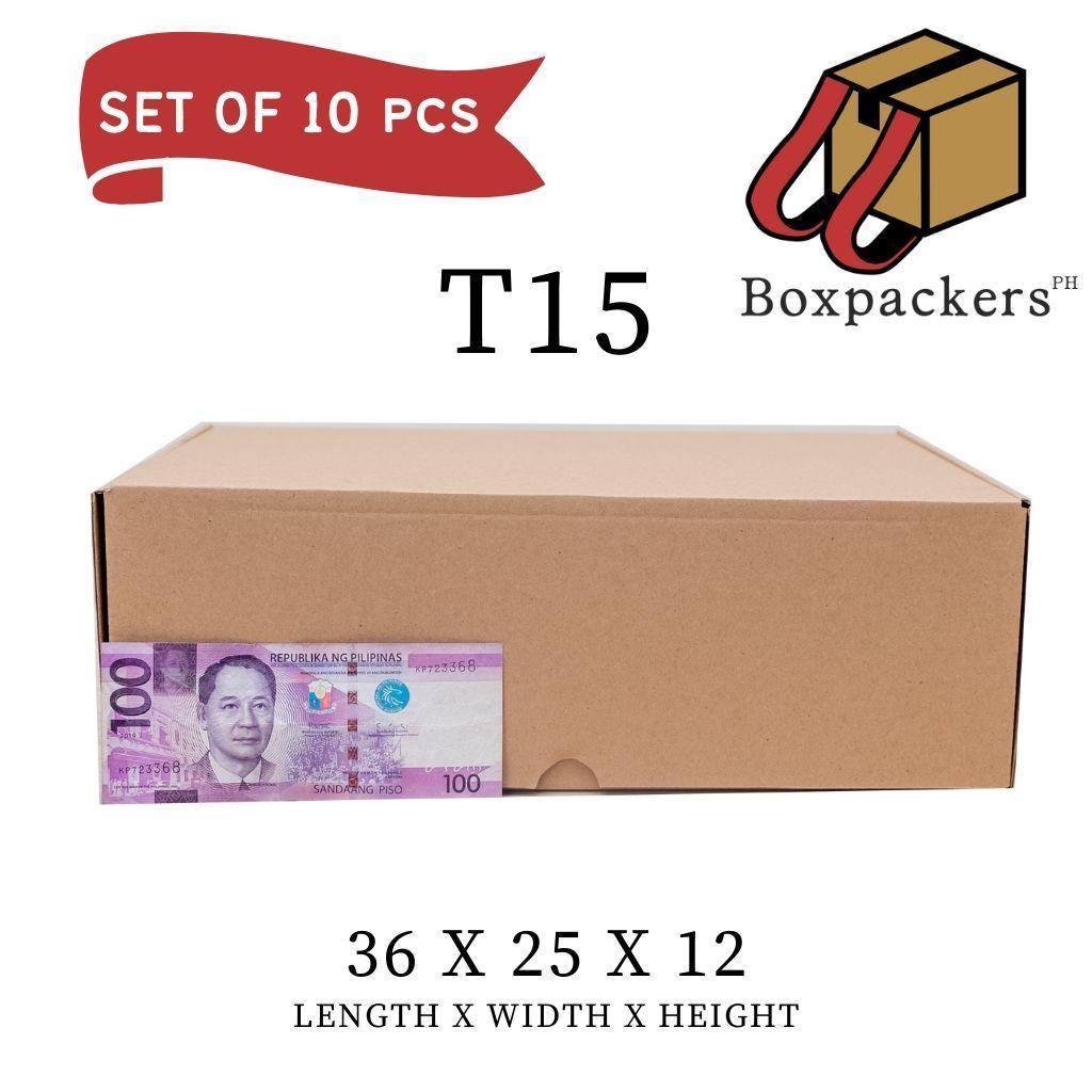 Mailer Box Corrugated Box Carton Karton Shipping Box BOXPACKERS PH SET OF 10 PCS T15 36 x 25 x ...