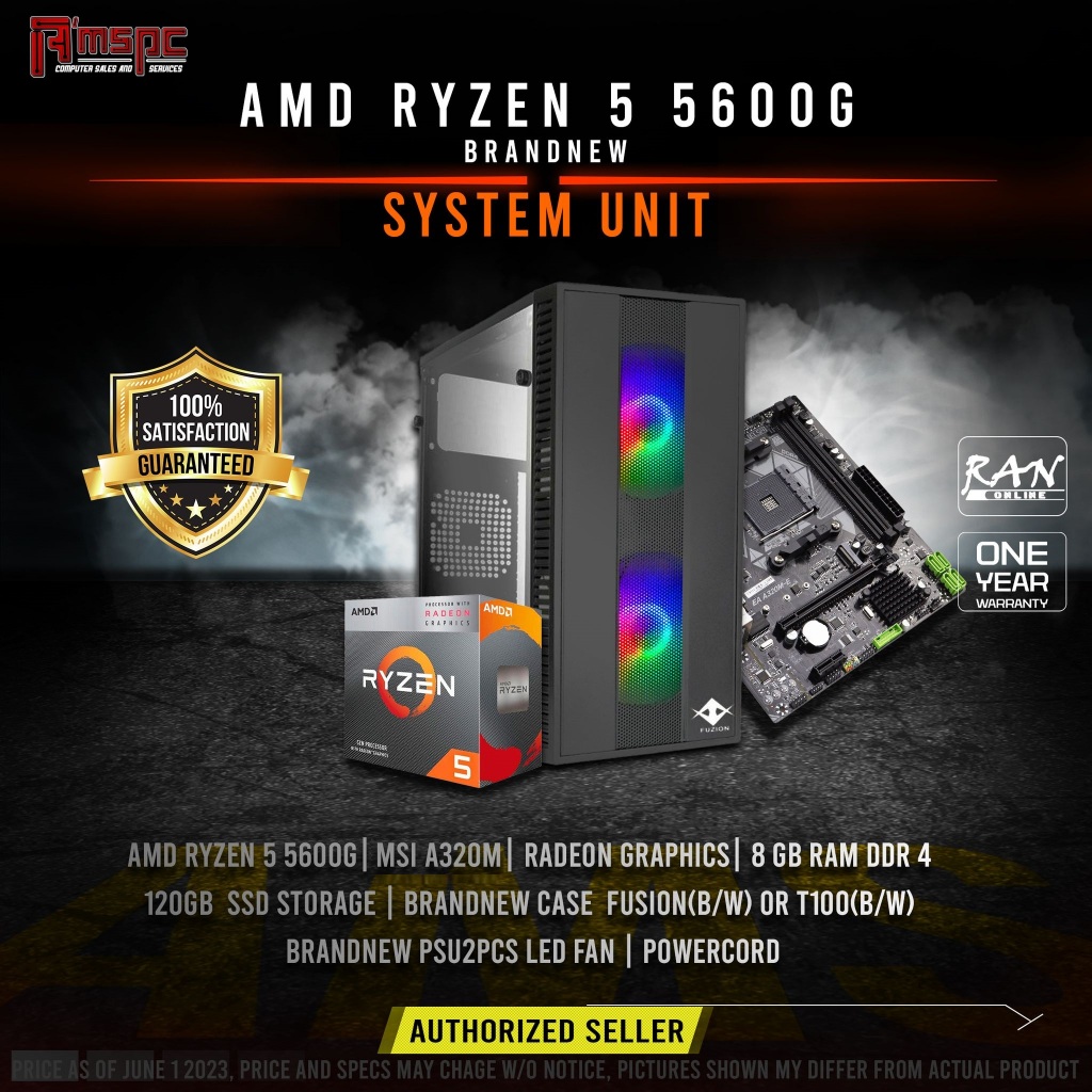 Brandnew System unit Amd A8 7680 | Ryzen 5 5600G Ryzen 7 5700 G 8gb ram ...