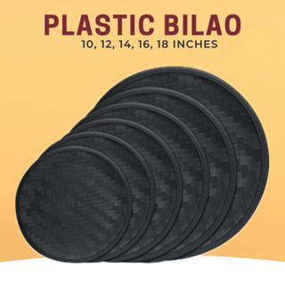Black Plastic Bilao 10”, 12”, 14”, 16”, 20” Sold per Piece | Shopee ...