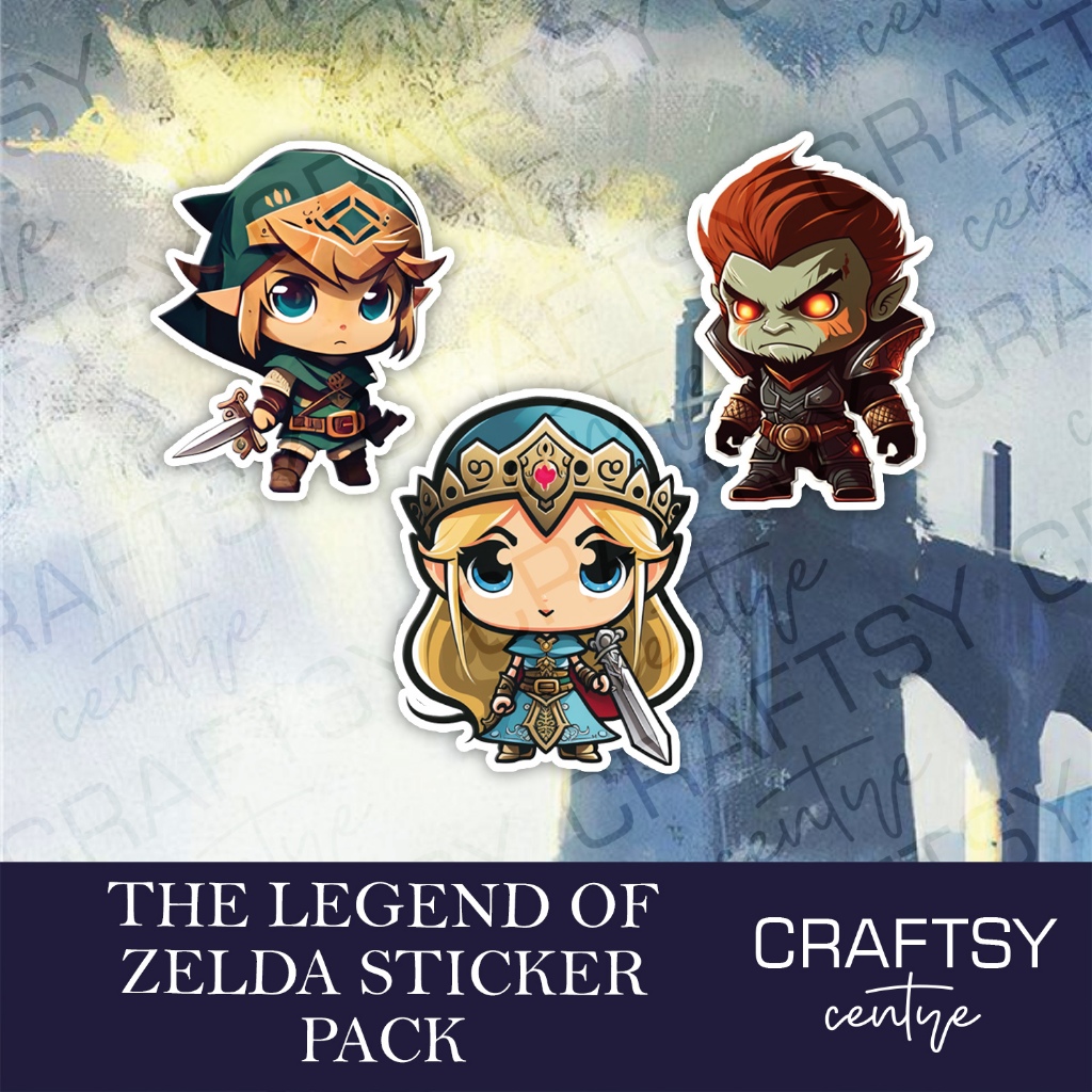 The Legend of Zelda Sticker Pack | Craftsy Centre | Shopee Philippines
