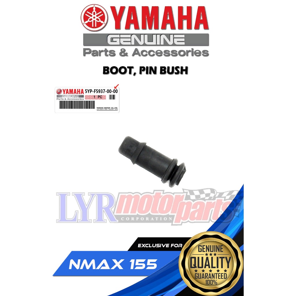 YAMAHA GENUINE BOOT, PIN BUSH CALIPER FOR NMAX 155, MIO GEAR ( 5YP ...